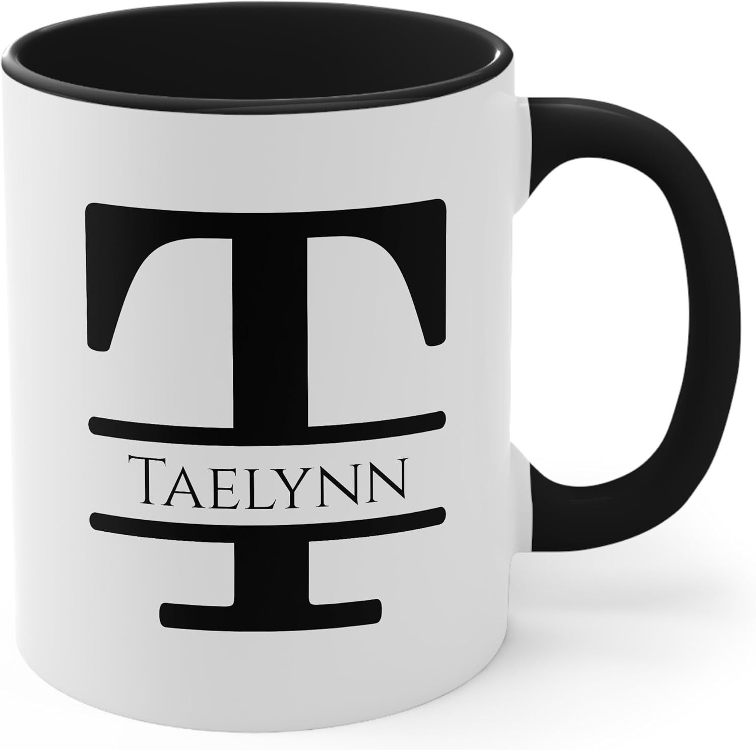 Personalized Monogram Coffee Mug, Initial Letter M Customized for Women ...