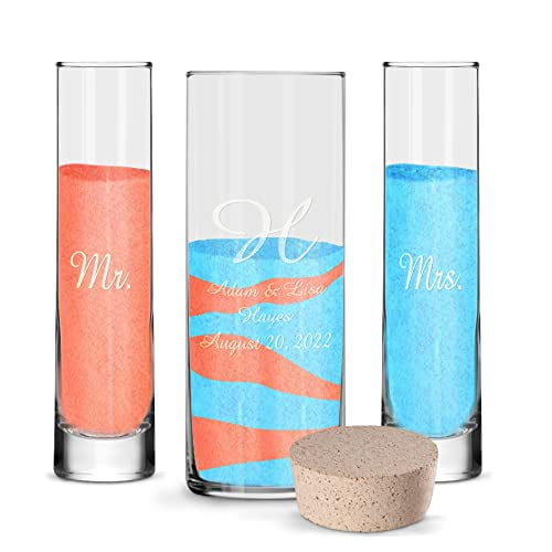 Personalized Monogram Unity Sand Ceremony Set, Wedding Accessories for ...