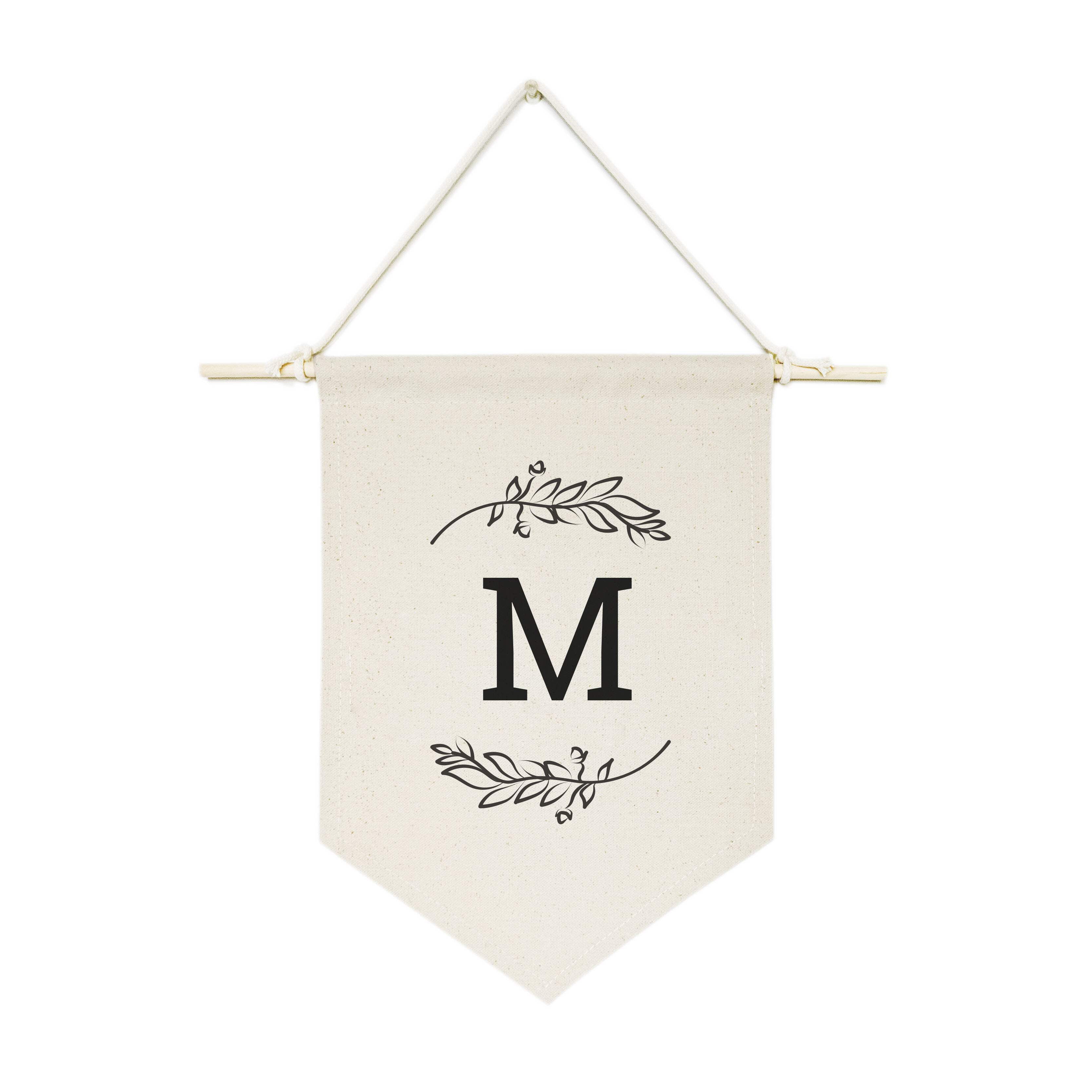 Personalized Monogram with Vine Hanging Wall Banner - Walmart.com