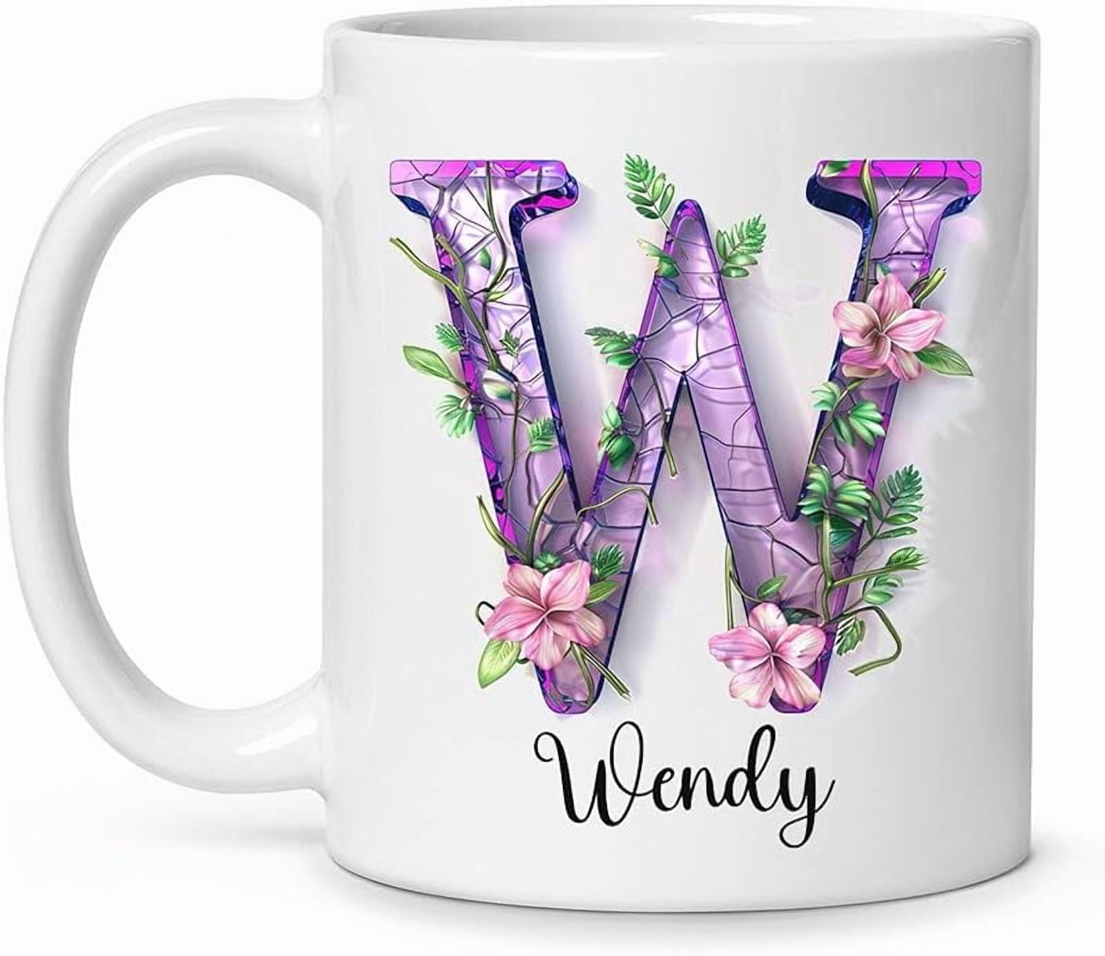 Personalized Monograms Letter L Coffee Cups, Customized Monogrammed ...