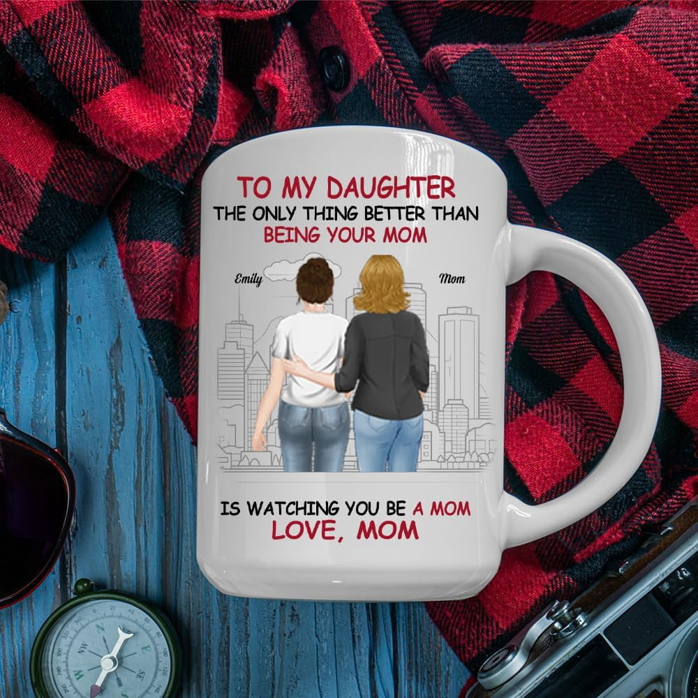 Personalized Mother Daughter Custom Coffee Mug – Custom Coffee Mug ...
