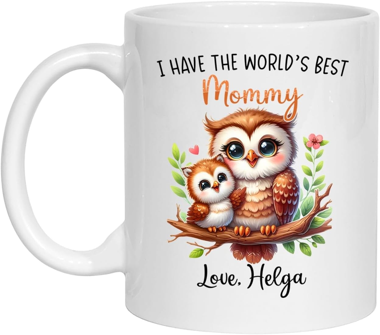 Personalized Mother Monkey Coffee Mug With Name, Custom Monkey Mom And ...