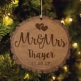 Personalized Mr. & Mrs. Bark Ornament - Wedding Keepsake - Walmart.com