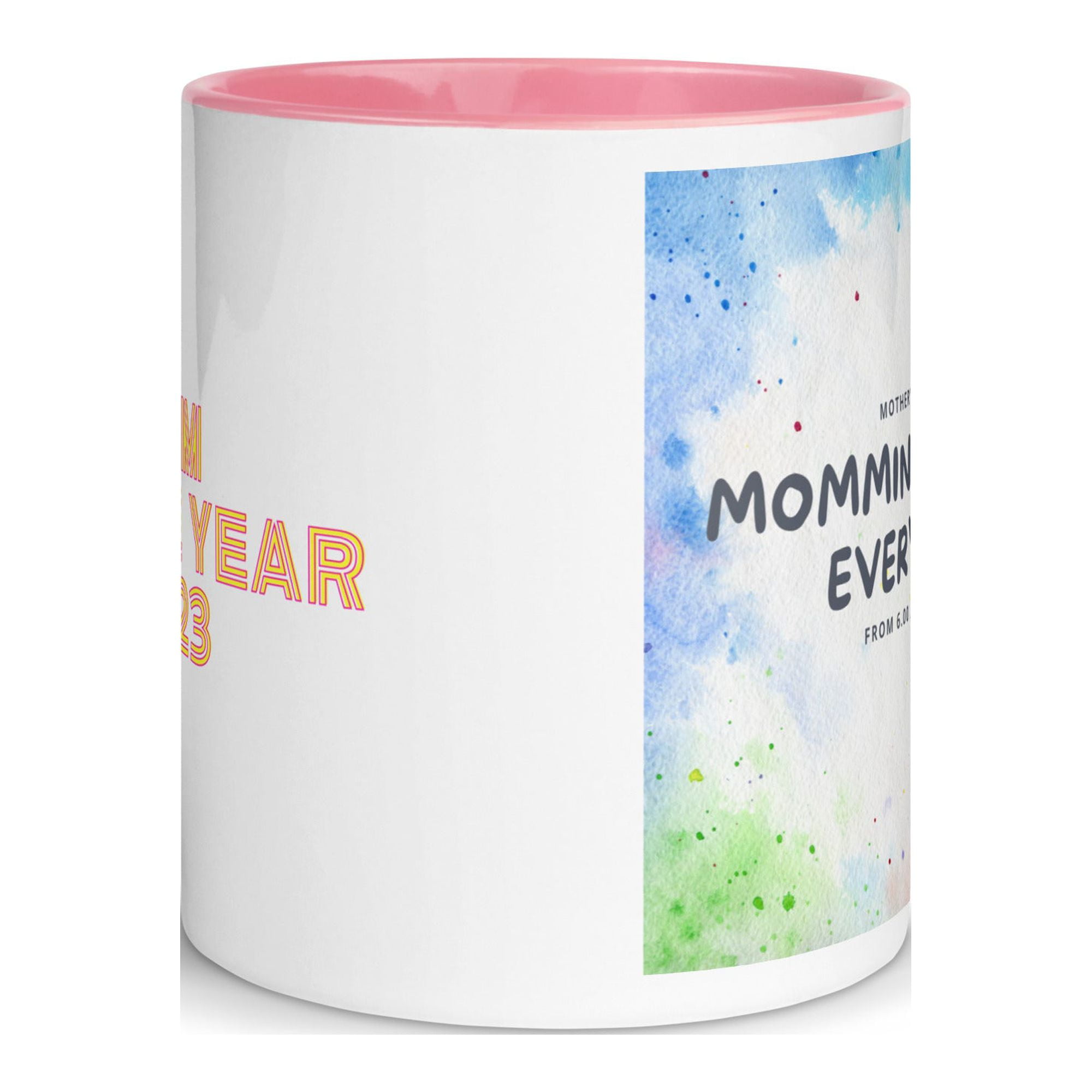 Personalized Mug Colorful Mom Mommin' All Day Dishwasher Microwave Safe ...
