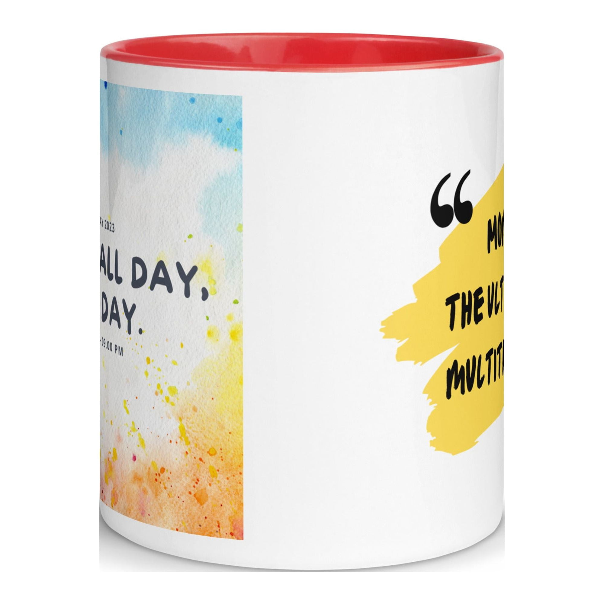 Personalized Mug Colorful Mom Ultimate Multitasker Dishwasher Microwave ...