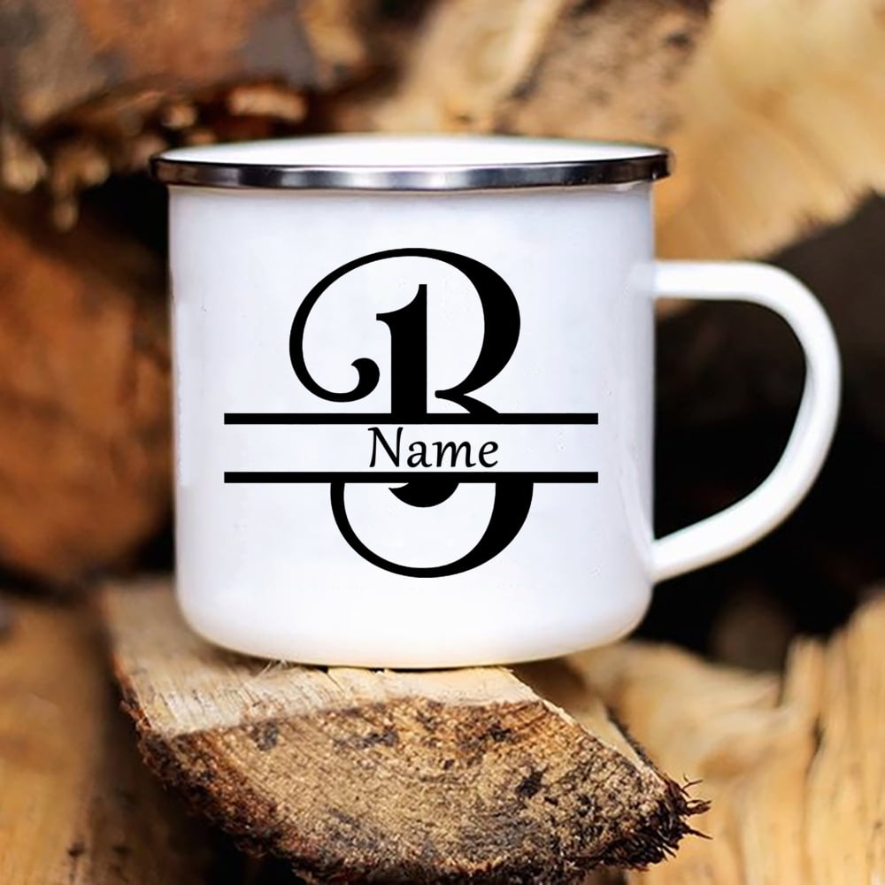 Personalized Mug Initial with Name Cup Custom Tea Coffee Mugs ...