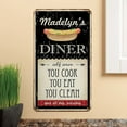 My Diner Personalized Tin Sign - Kitchen Decor - 8 x 14 - Walmart.com