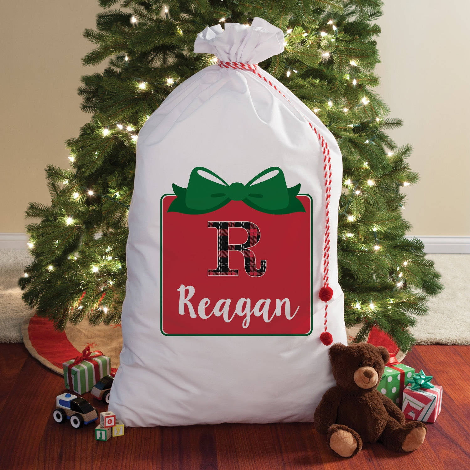 Personalized My Name Santa Sack, 2 Sizes To Chooses From - Walmart.com