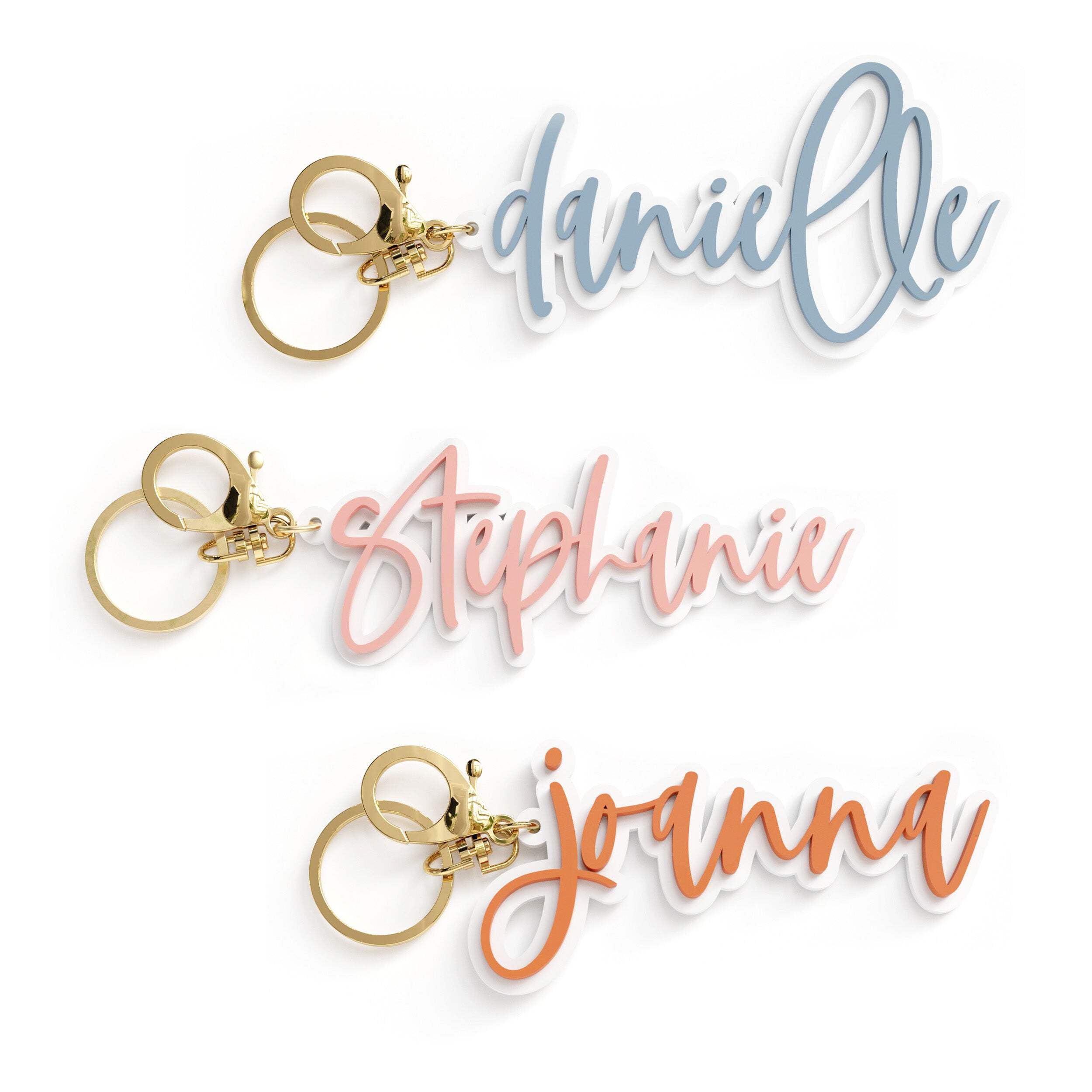 Personalized Name Acrylic Keychain - Walmart.com