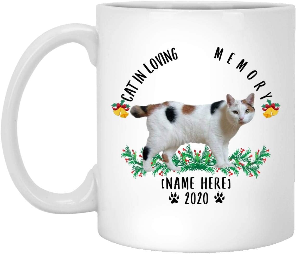 Personalized Name Custom Year Manx Cat Tri Color In Loving Memory 2025 ...