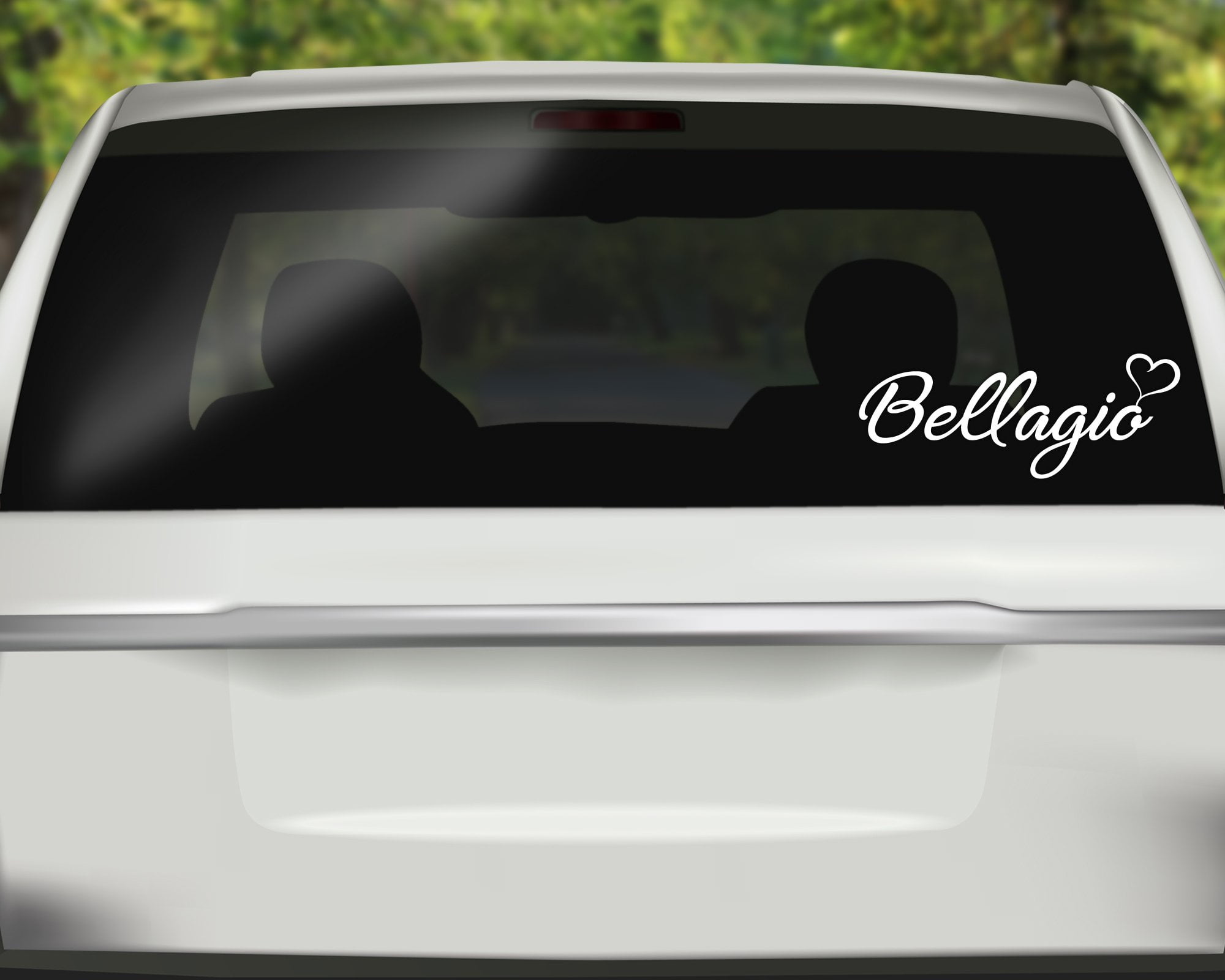 Personalized Name Decal and Heart Decal - Walmart.com