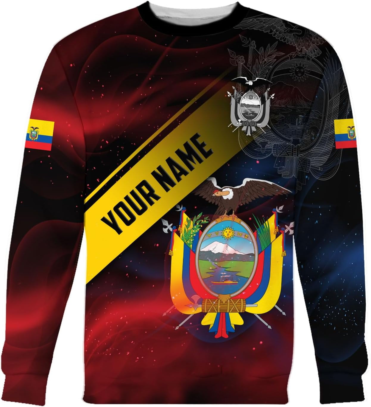 Personalized Name Ecuador Shirts for Men and Women, Ecuador Ecuadorian ...