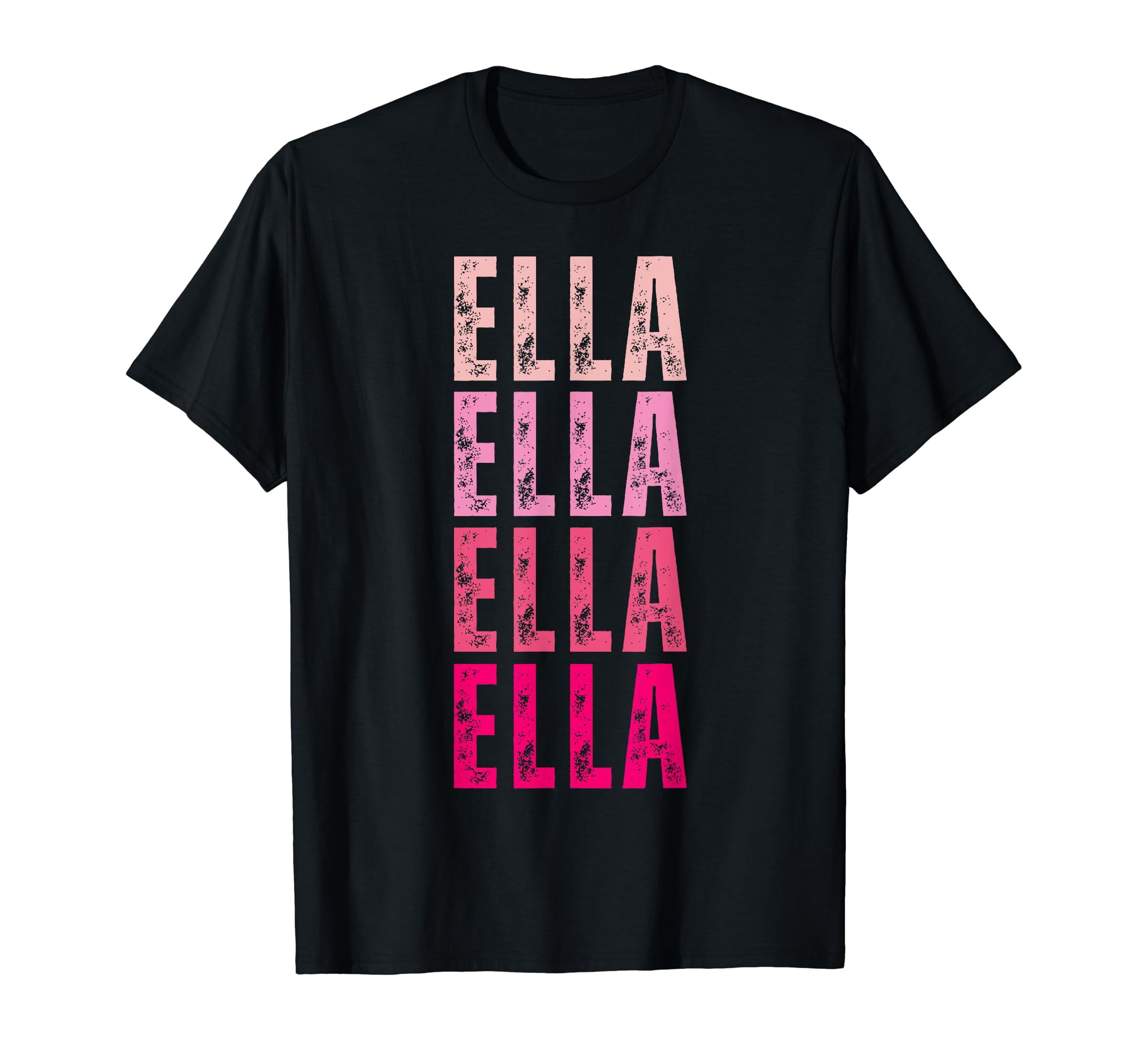 Personalized Name Ella I Love Ella 70's Vintage T-Shirt - Walmart.com