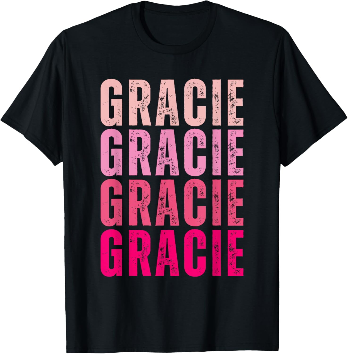 Personalized Name Gracie I Love Gracie Vintage Funny Creative Graphic T ...
