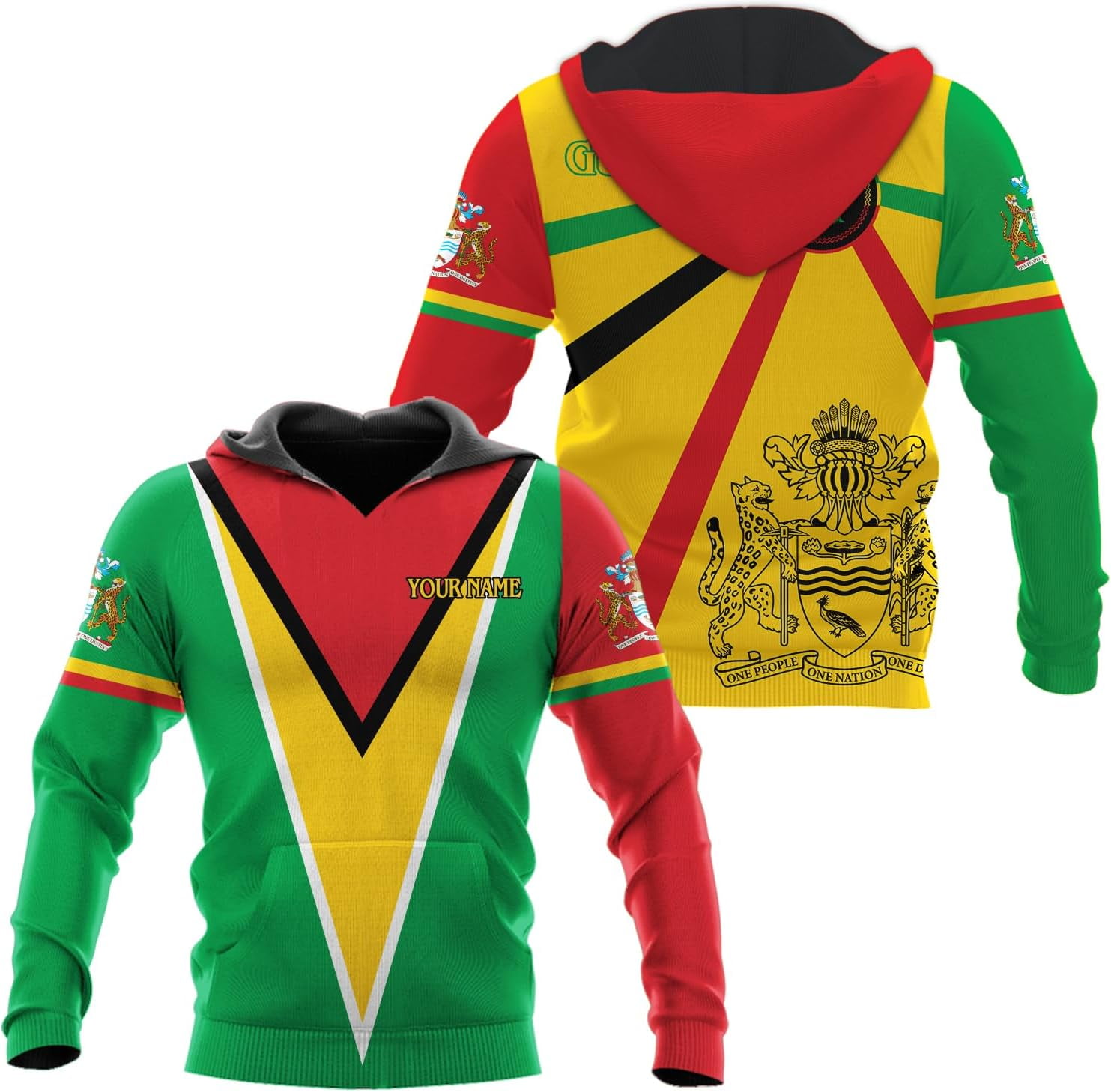 Personalized Name Guyana Shirts for Men and Women,Guyana Flag Funny ...