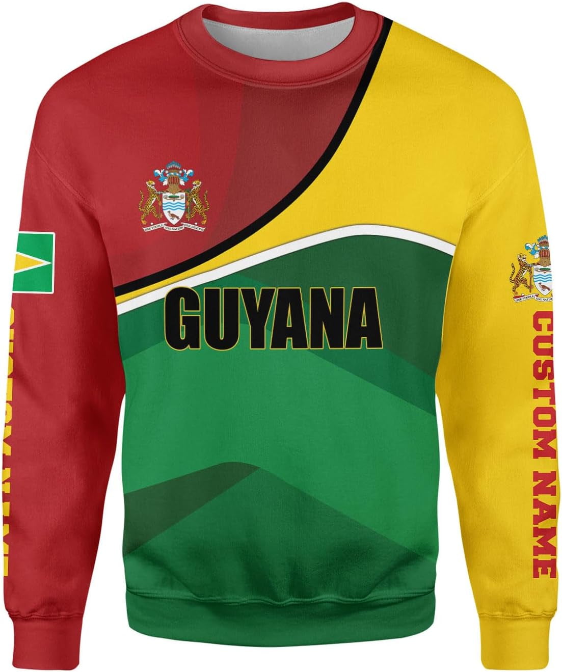 Personalized Name Guyana Shirts for Men and Women,Guyana Flag Funny ...