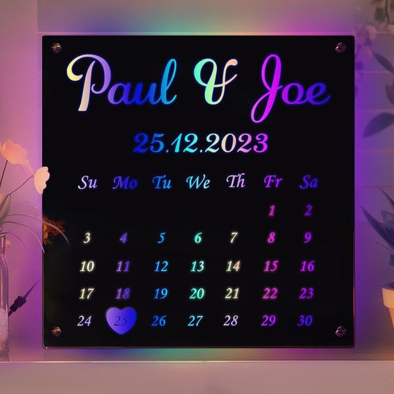 Personalized Name Mirror Led Light, Creative Custom Neon Lamp Signs For ...