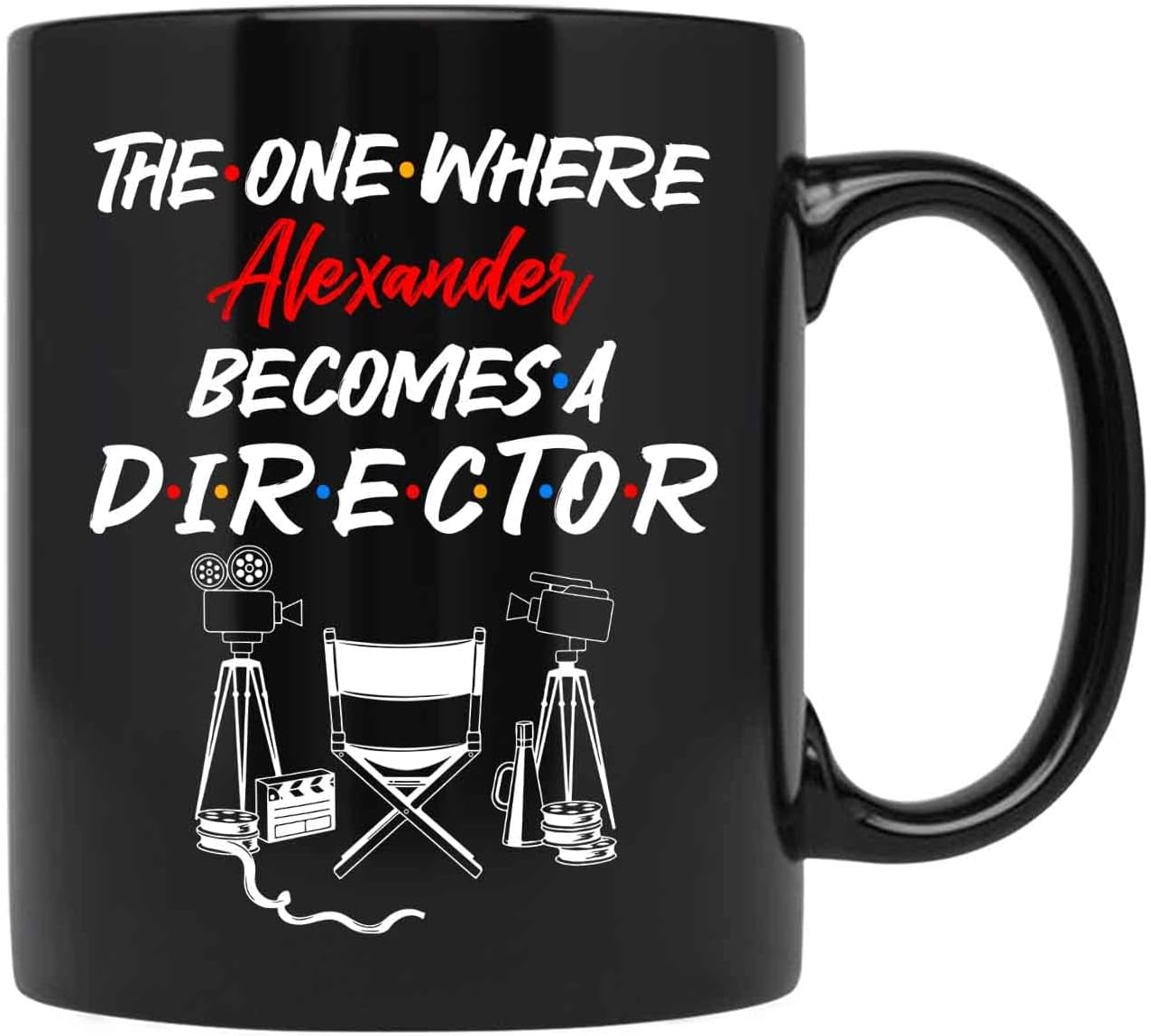 Personalized Name Movie Director Cup, The One Where Becomes A Director ...