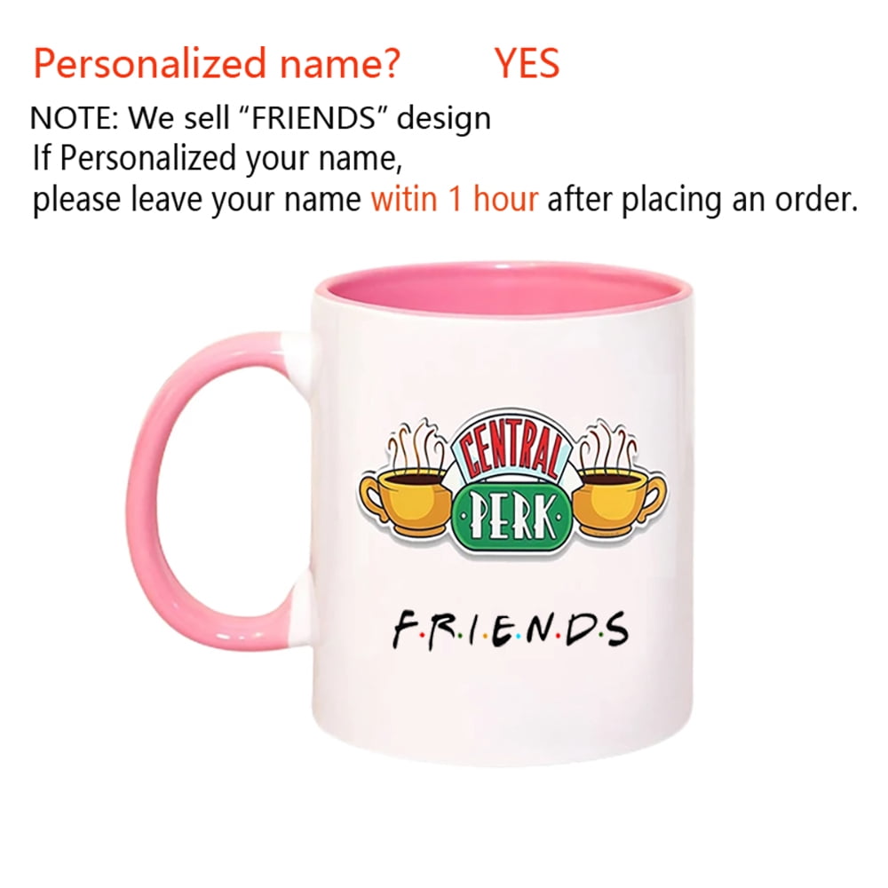 Personalized Name Mug Central Perk Design Coffee Mug Custom Tea Cup ...