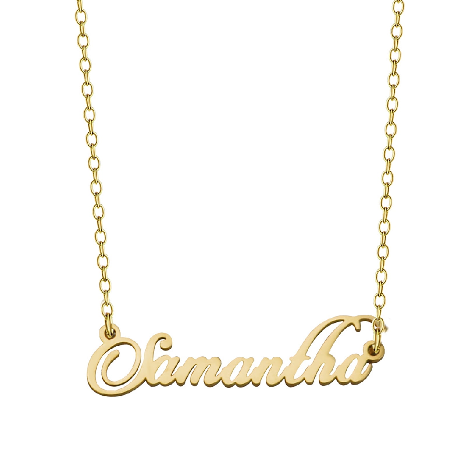 Personalized Name Necklace for Women, Custom Necklaces Names Gold ...