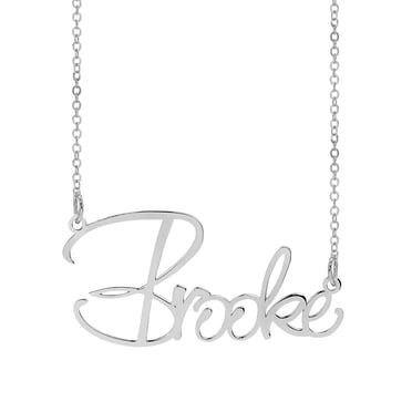 Personalized Rectangle Bar Name Necklace - Walmart.com