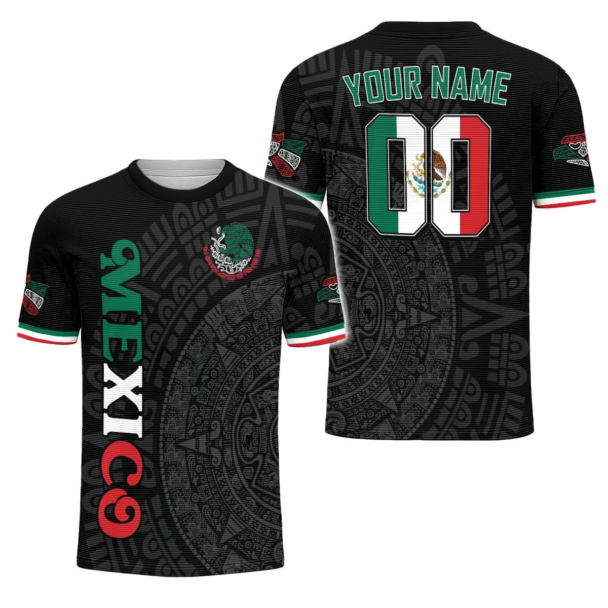 Personalized Name Number Mexico Soccer Jersey, Custom Mexican Soccer ...