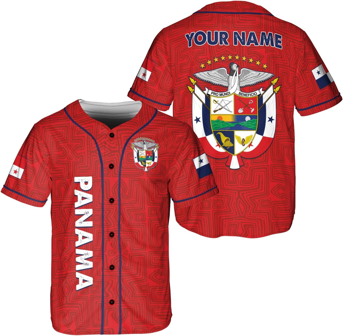 Personalized Name Panama Baseball Jersey, Panama Camisa Jersey Shirt ...