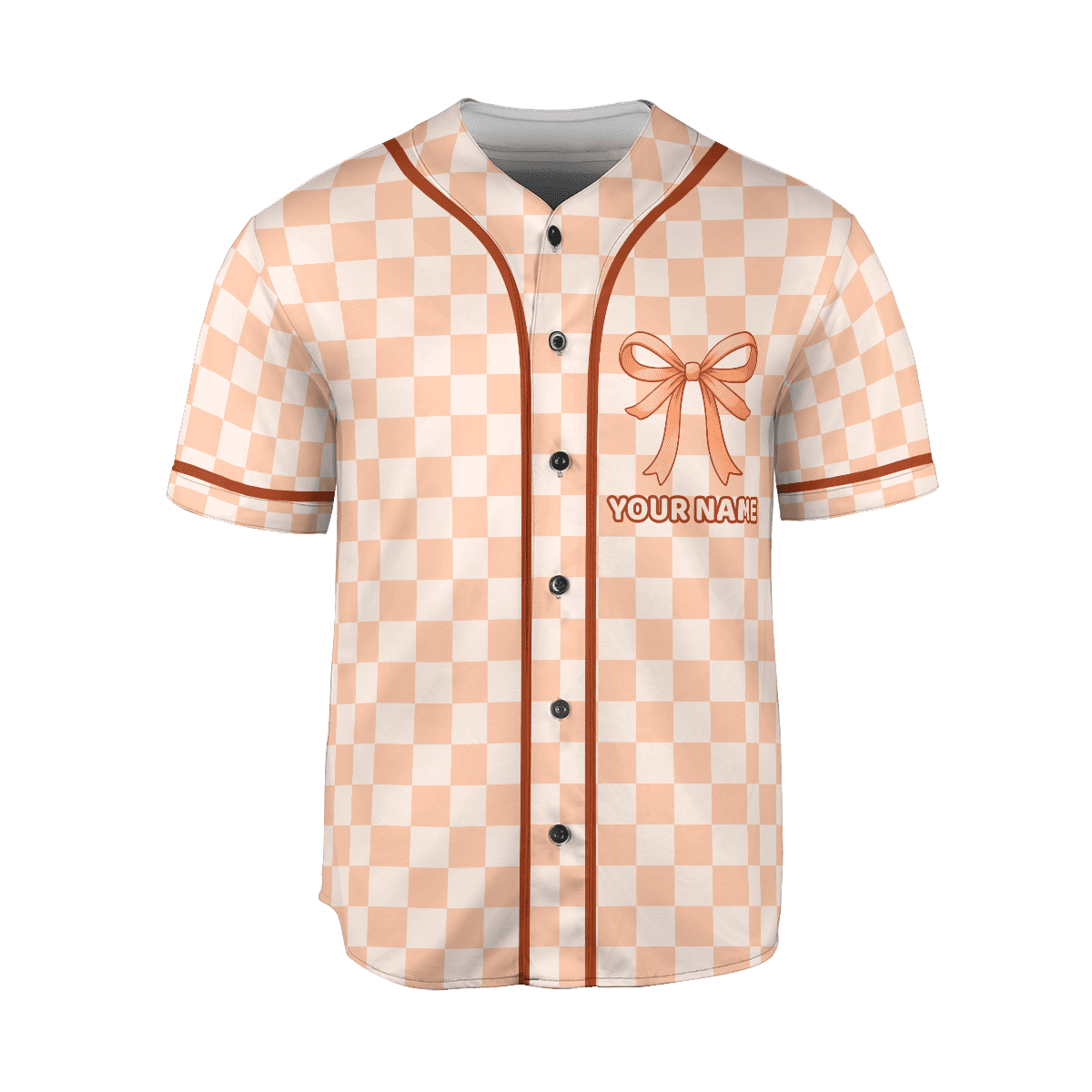 Personalized Name Pastel color Bow Design Jerseys, 3D Shirts for Women ...