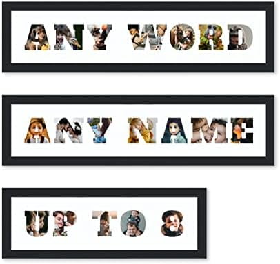 Personalized Name Picture Frame - Made For ANY Word, Name, Letter Of ...