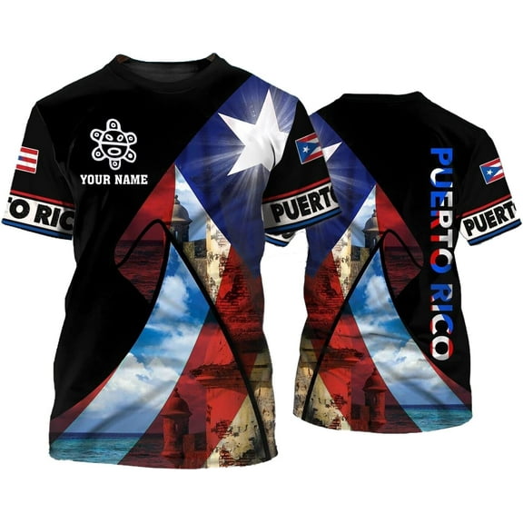 Coqui Frog Puerto Rico Flag Taino Funny Graphic T-Shirt, for Men ...