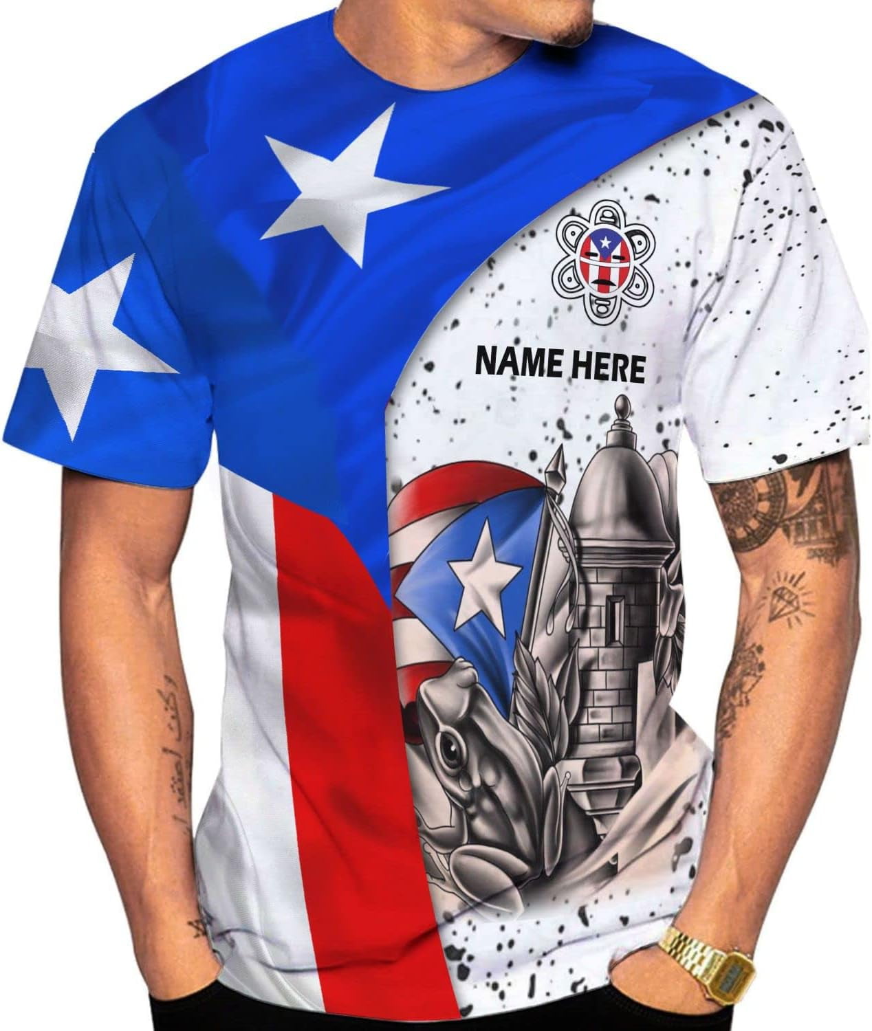 Personalized Name Puerto Rico Shirt, Customized Puerto Rico Shirts for ...