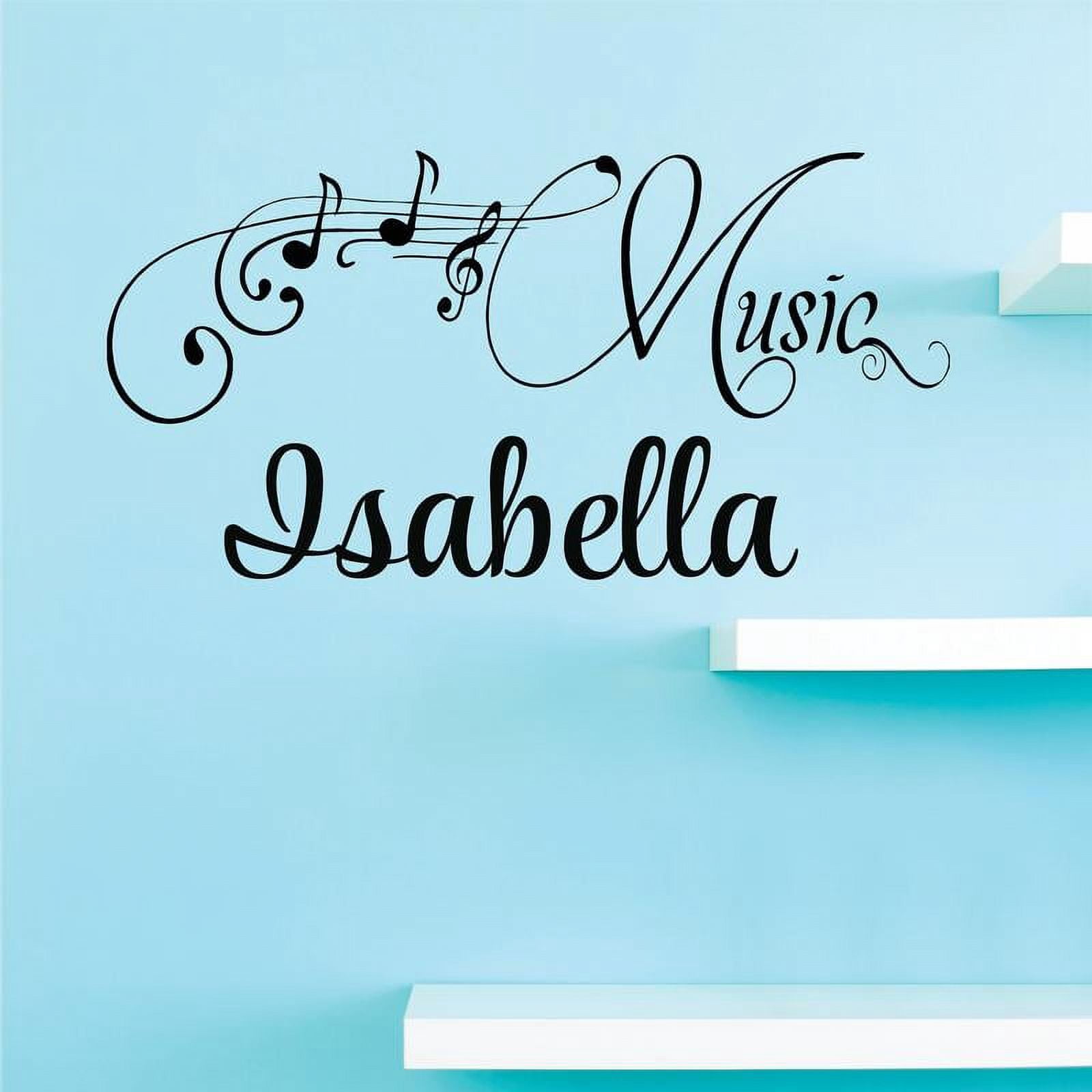 Personalized Name Vinyl Decal Sticker Custom Initial Wall Art ...