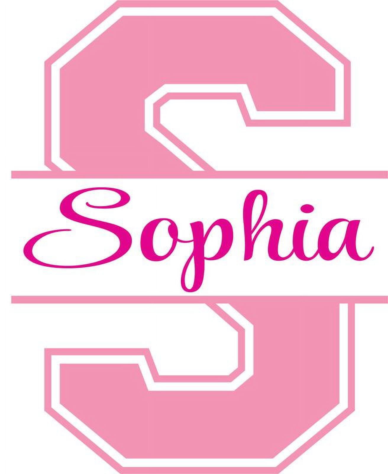 Personalized Name Vinyl Decal Sticker Custom Initial Wall Art ...