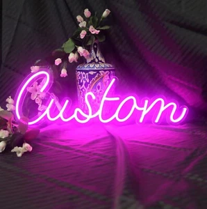 Personalized Neon Sign Custom Led Neon Sign Home Decor Bar Store Logo ...