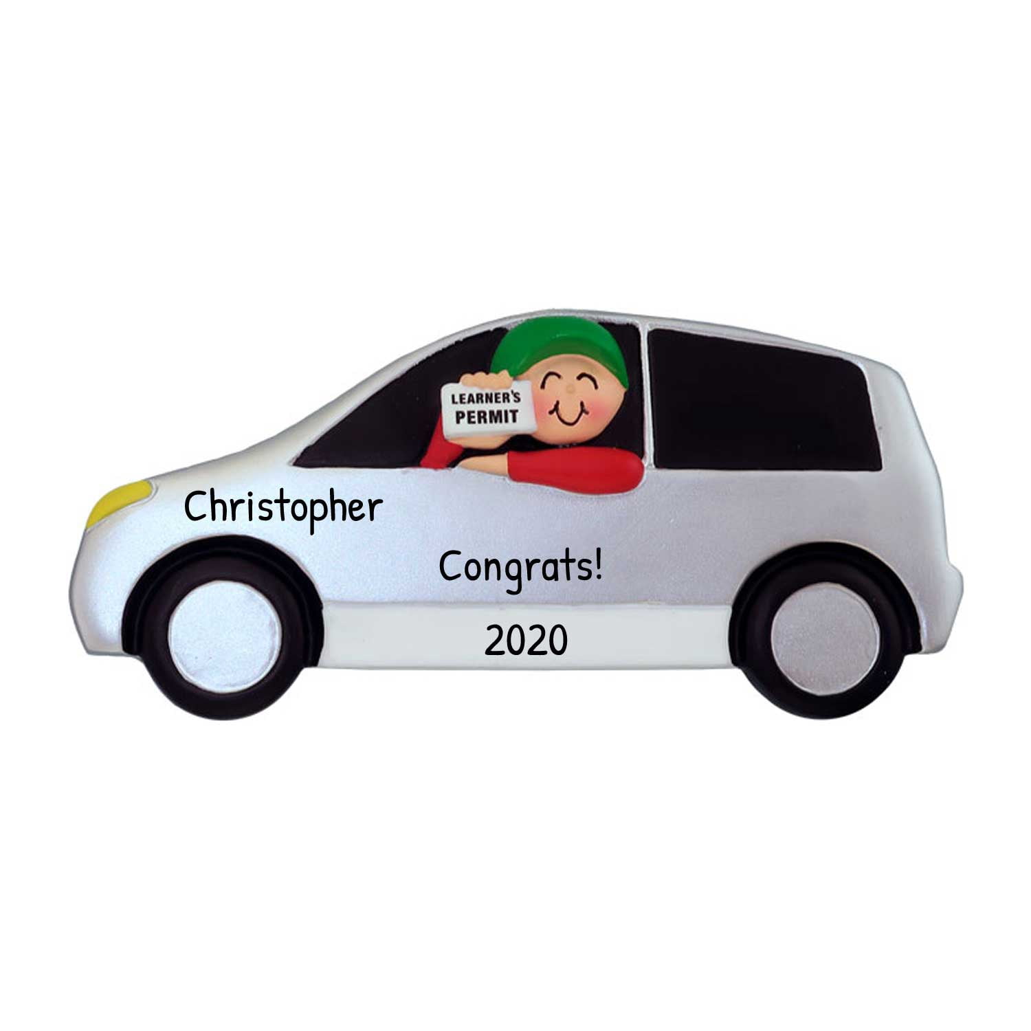 Personalized New Driver Ornament 2024 - Drivers Permit Christmas ...