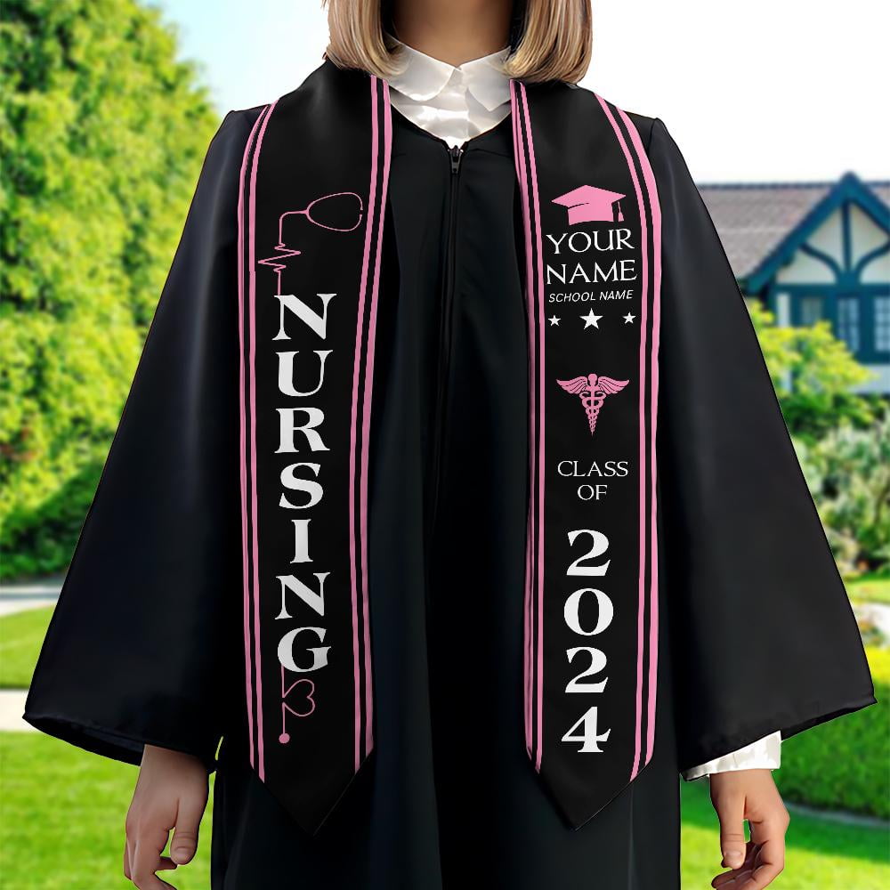Personalized Nursing Stole, Custom Nursing Graduation Stole, RN Nursing ...