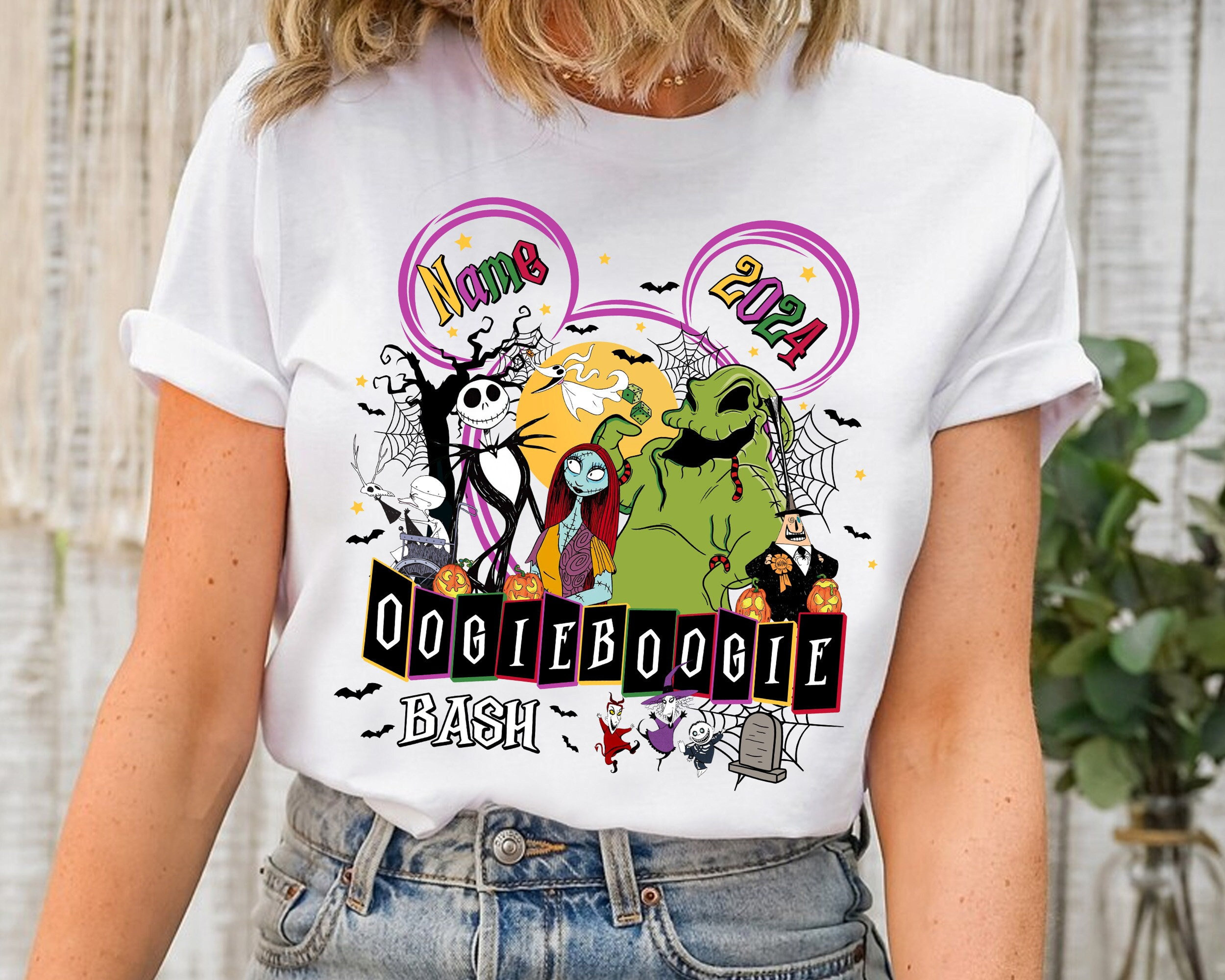 Personalized Oogie Boogie Bash 2024 Shirt, The Nightmare Before ...