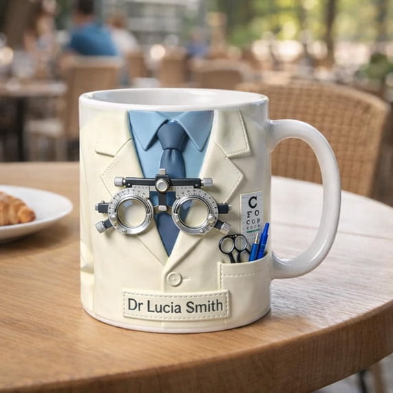 Personalized Optometrist Mug Custom Name Eye Doctor Gift ...