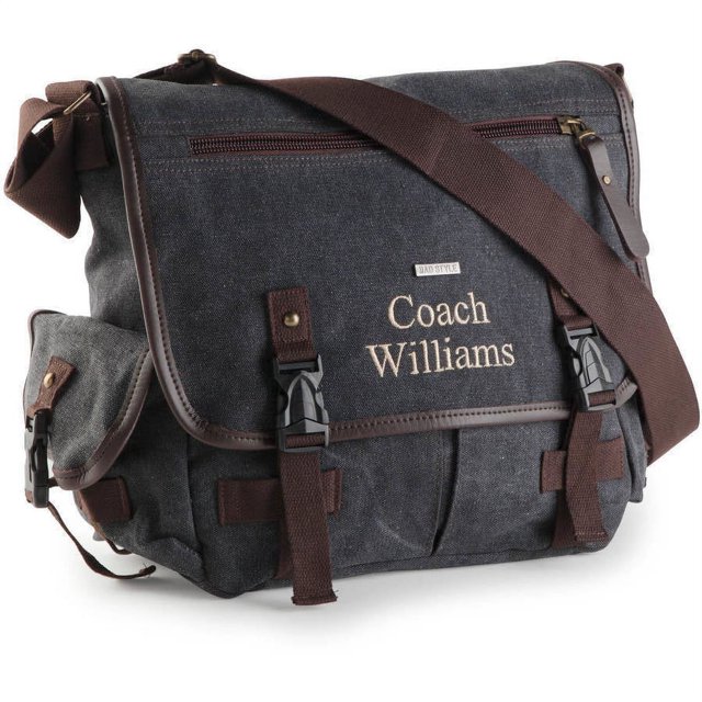 Personalized Or Monogram Men's Messenger Bag - Walmart.com