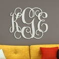 Personalized Oversized Antique White Wood Monogram - Walmart.com