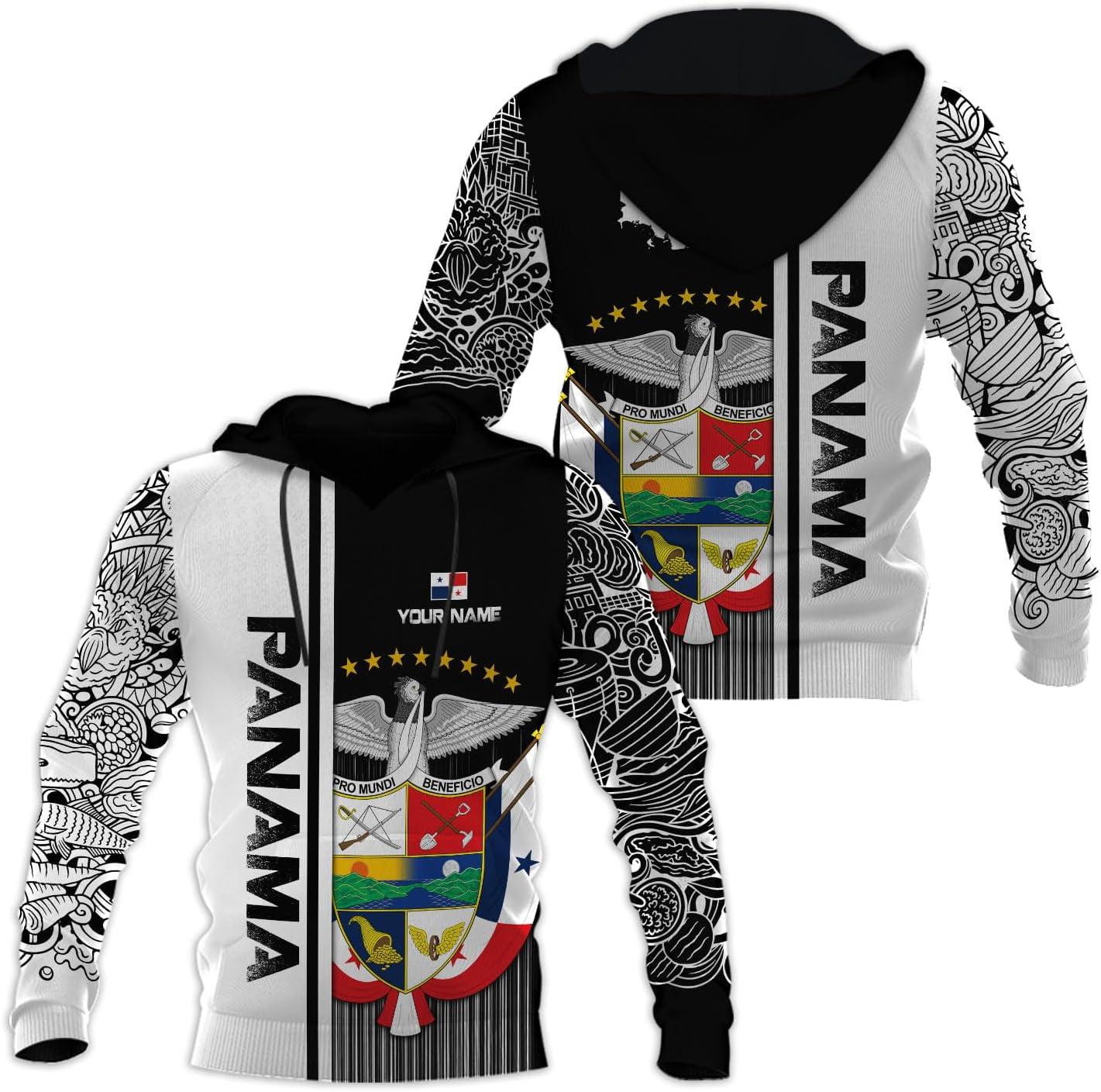 Personalized Panama 3D Shirt, Panama Camisa Shirt, Custom Panama Coat ...