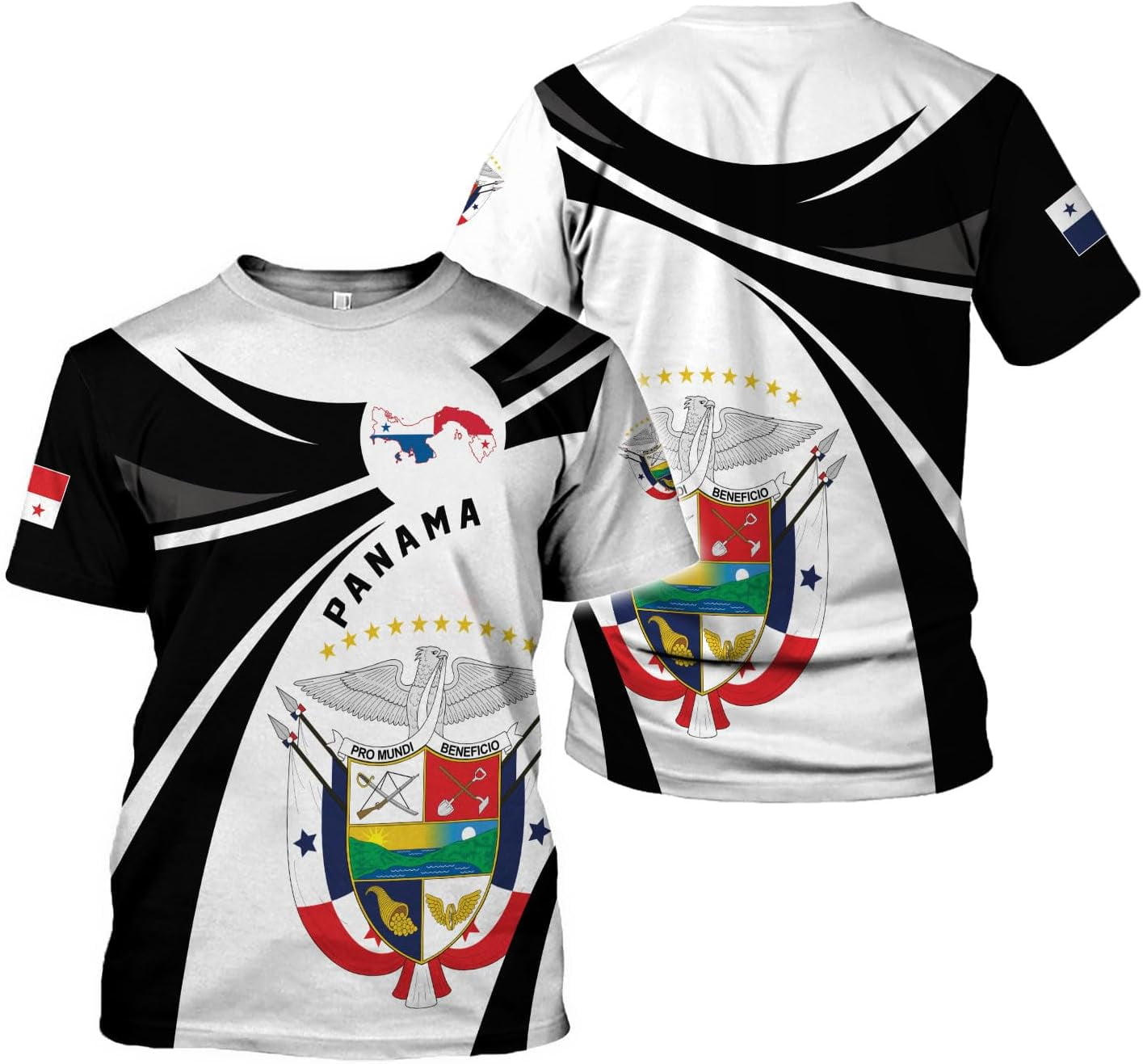 Personalized Panama Coat of Arms Shirts Panamanian Pride Shirts Panama ...