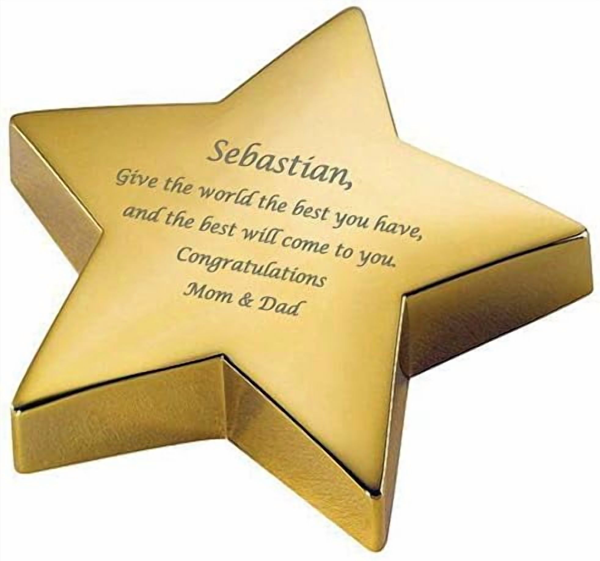 Personalized Paperweight – Free Engraving – Recognition & Appreciation ...