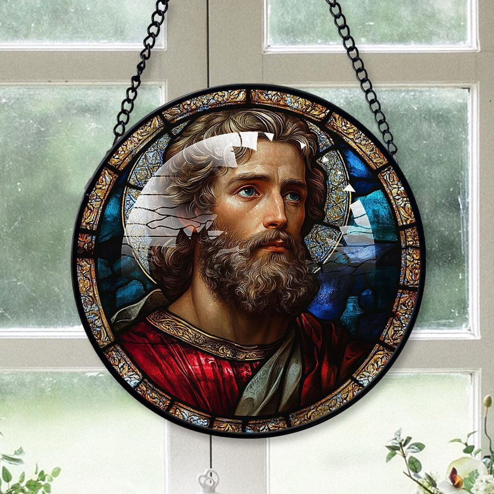 Personalized Paul The Apostle Stained Glass, Paul The Apostle Gifts for ...