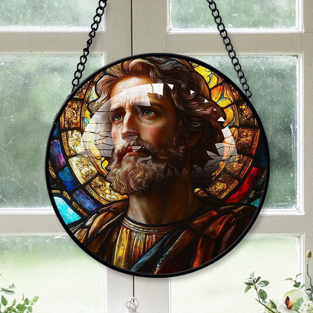 Personalized Paul The Apostle Suncatcher Stained Glass, Paul The ...
