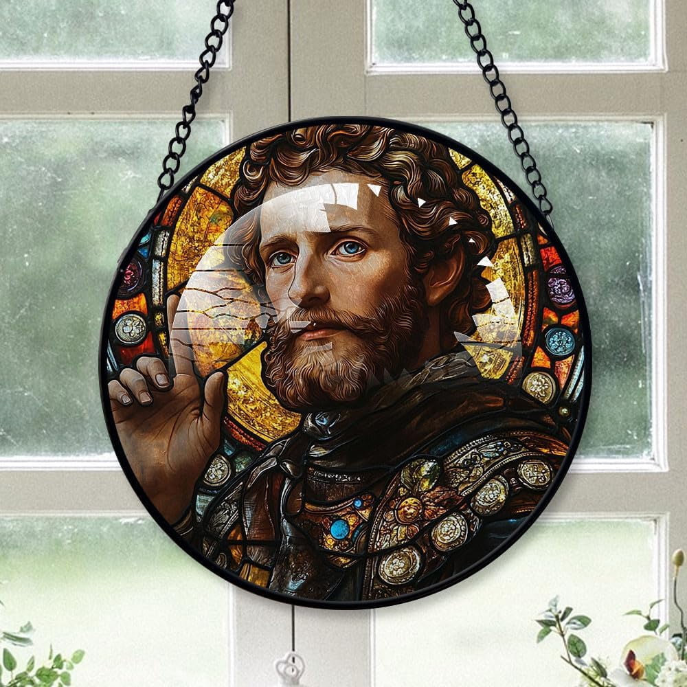 Personalized Paul The Apostle Suncatcher Stained Glass, Paul The ...