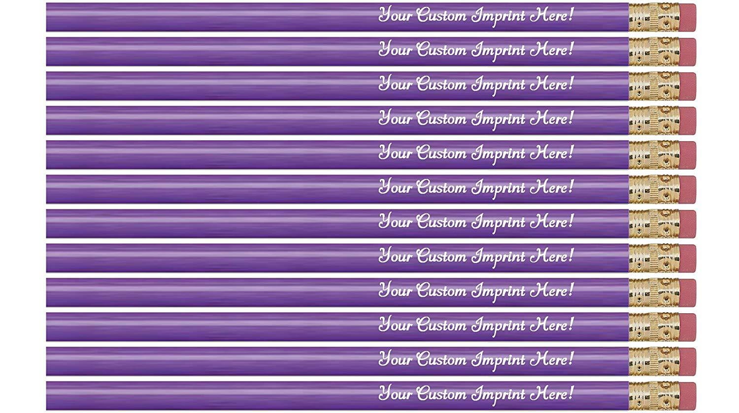 Personalized Pencils Round Custom Imprinted with your Name - Text ...