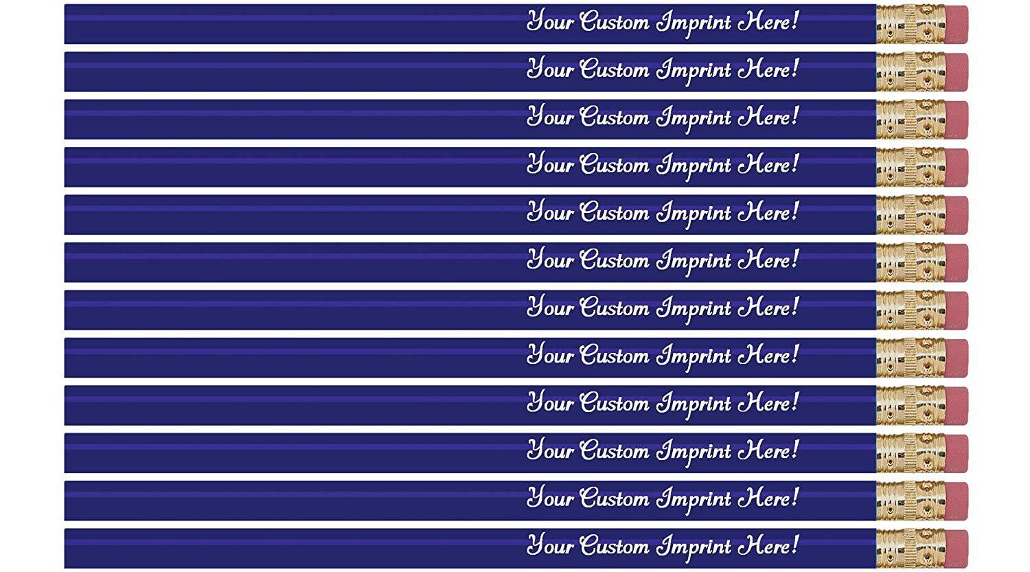Express Pencils 12 Pack Customized Personalized Round Pencils with Name ...