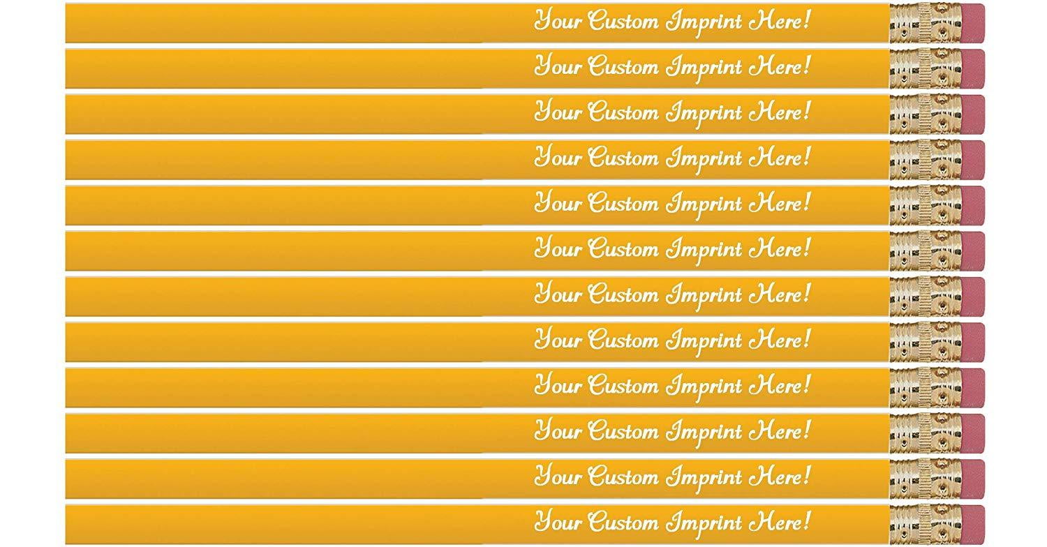 Personalized Pencils Round Custom Imprinted with your Name - Text ...