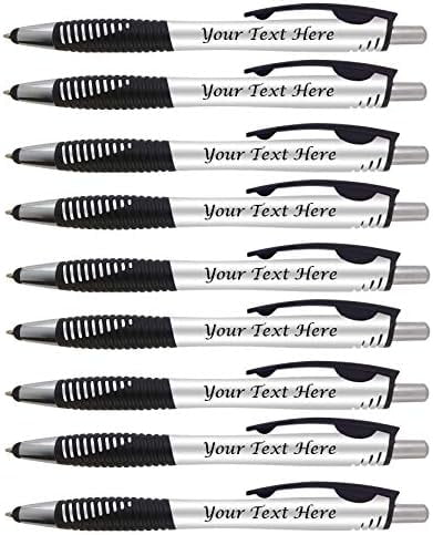Personalized Pens With your Custom Logo or Text-250 Pack Bulk-for ...